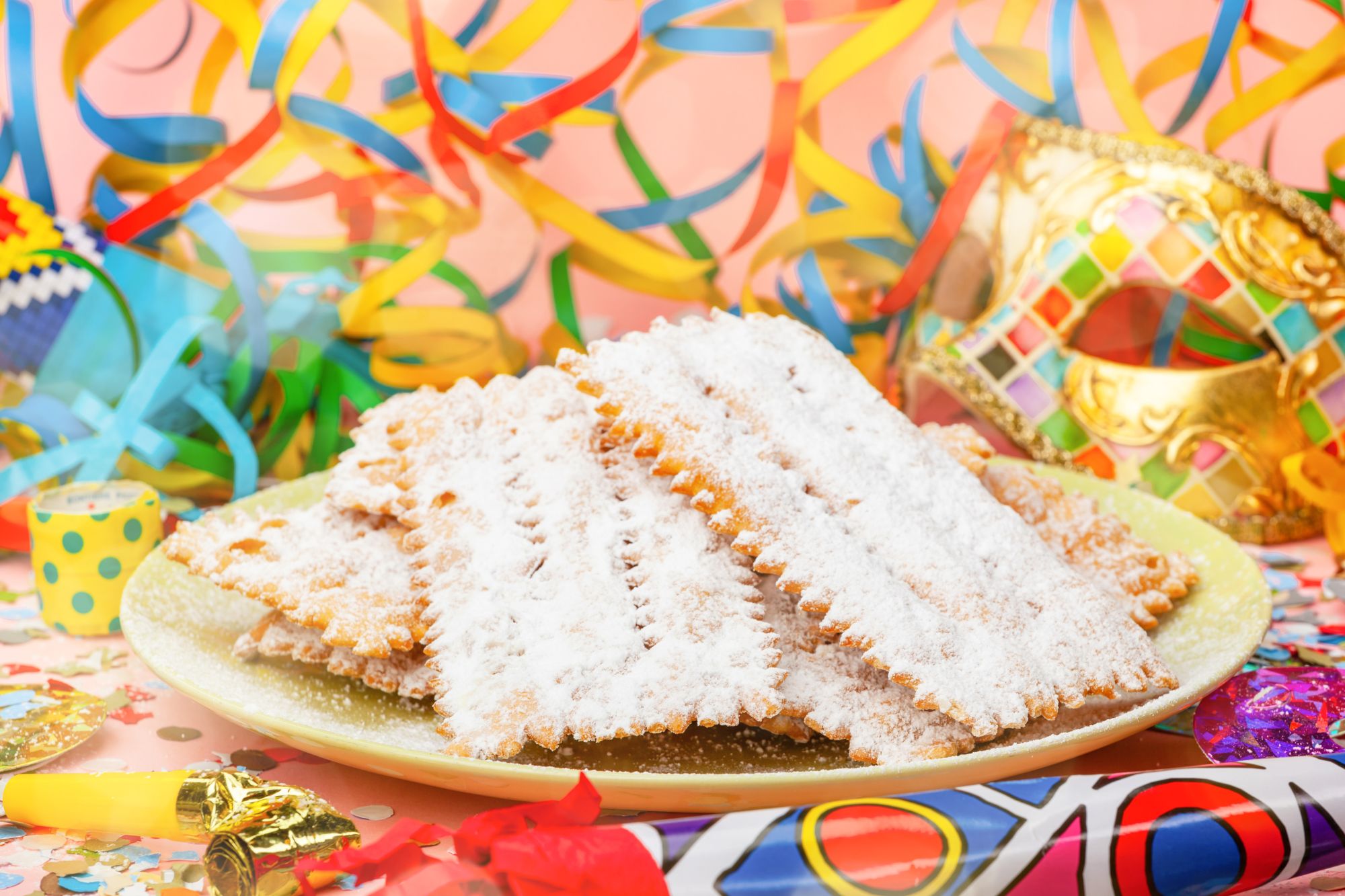 Traditional Tuscan Carnival sweets